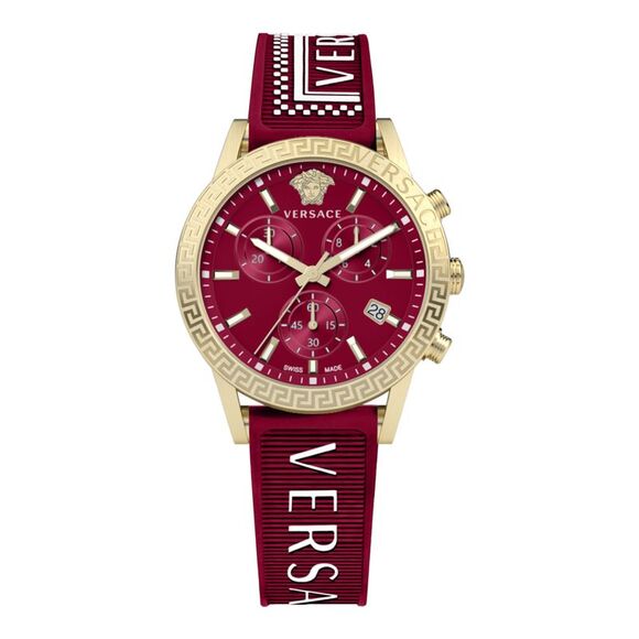 Versace | Accessories | Versace Sport Tech Strap Watch Gold Womens ...